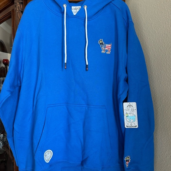 Goat | Jackets & Coats | Nwt Goat Freedom Royal Blue Hoodie | Poshmark